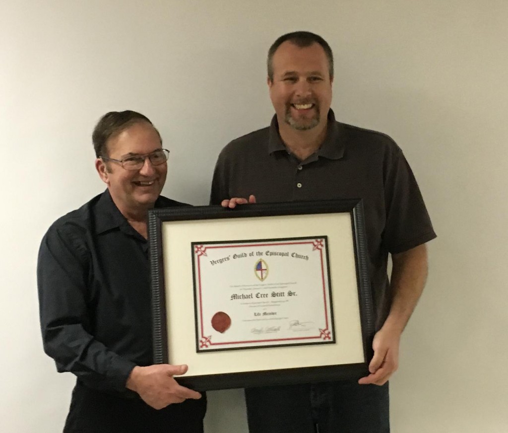 Verger Honored – St. Andrew's Episcopal Church